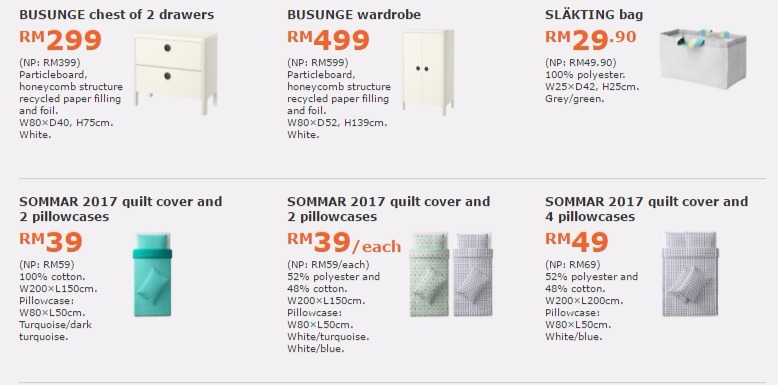 IKEA 4月份大减价！促销商品最低只需RM9.90！ - Leesharing