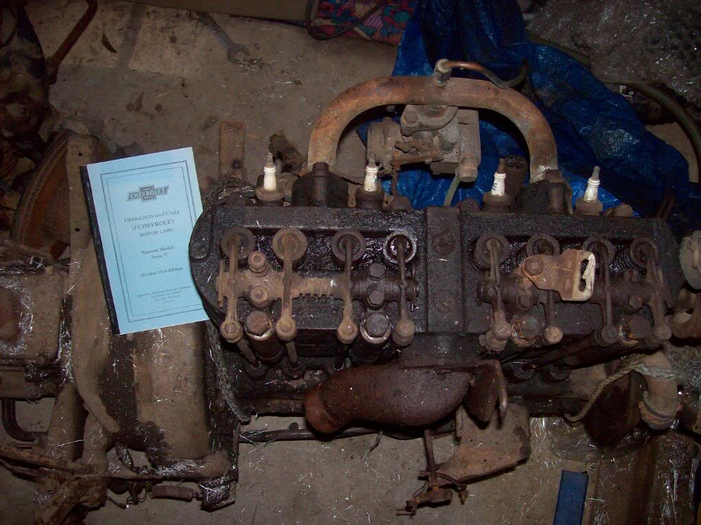 My 1928 Chevrolet: 1927 Chev Engine Pull Down (oh that rust)
