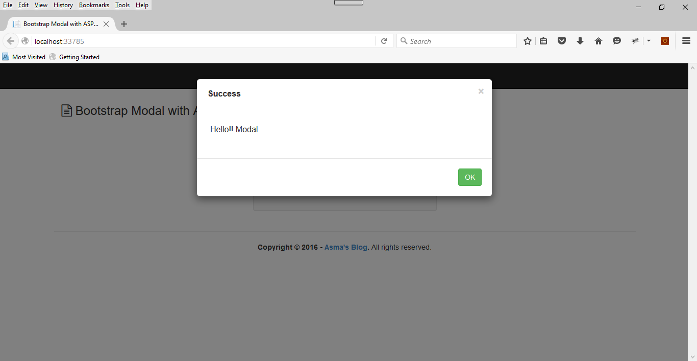 ASP.NET MVC5: Lightbox Alternative Bootstrap Modal - Asma's Blog
