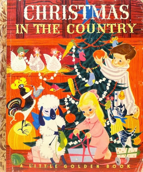Seduced by the New...: Vintage Christmas Golden Book Cover