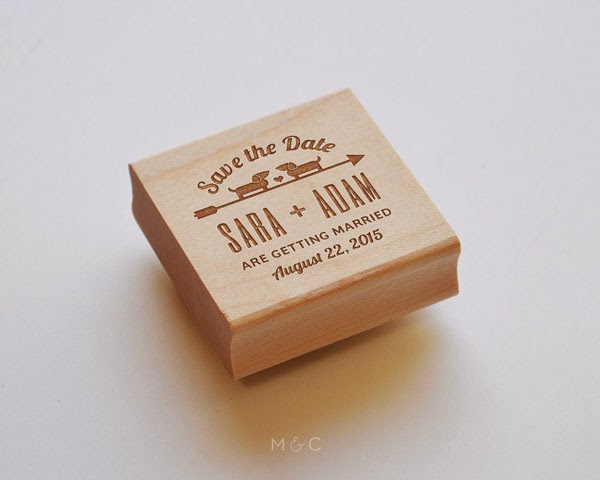 25 Save The Date Stamps for Wedding - Jayce-o-Yesta