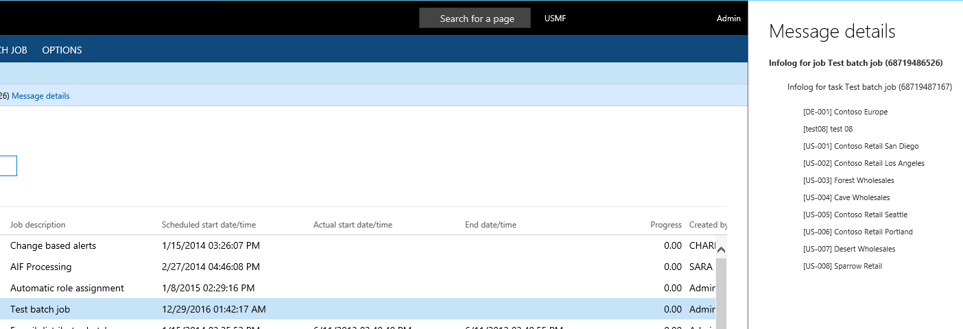 Dynamics AX Everyday: Batch jobs in Dynamics 365