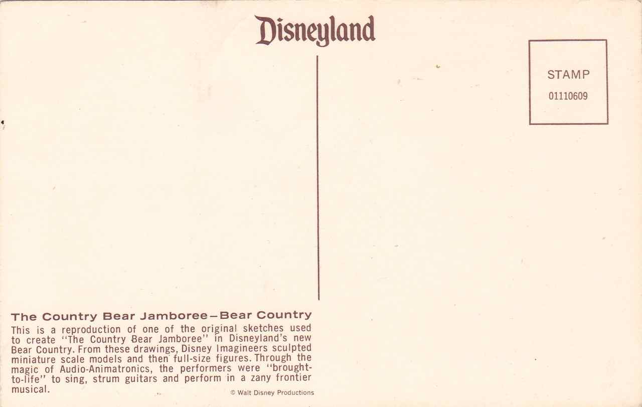 Sundry Collectibles: The Country Bear Jamboree