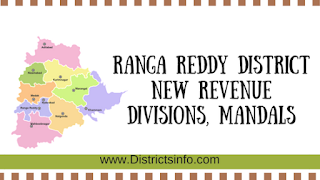 Ranga Reddy District new Revenue Divisions, Mandals