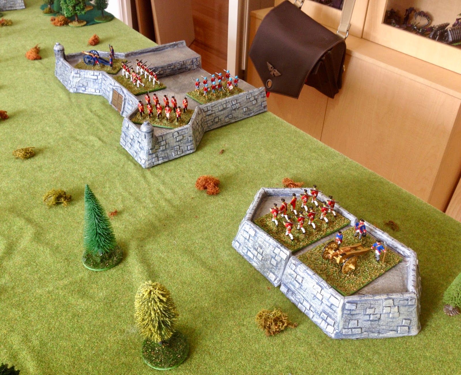 Grid based wargaming - but not always: Building a star fort - Part 2