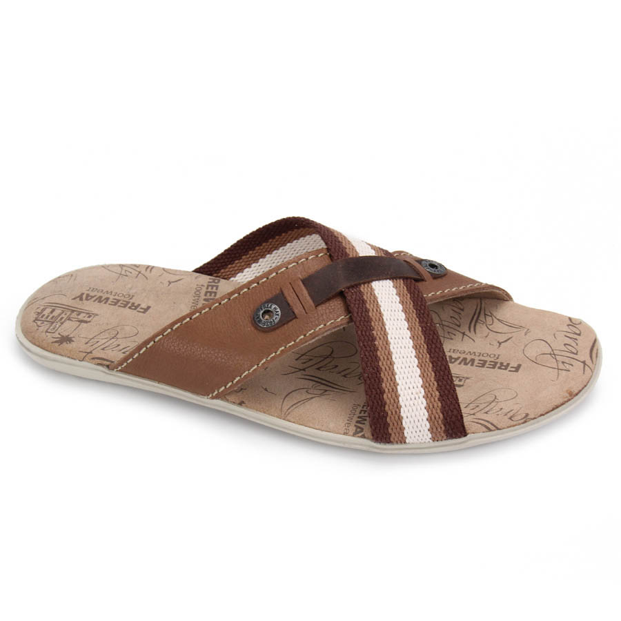 Pé de Chinelo: Chinelos masculinos Free Way para homens descolados