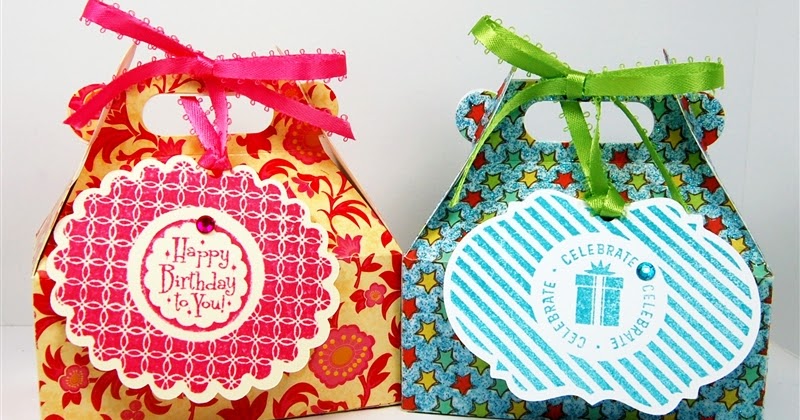 Capadia Designs: Shaped Stamped Tags (for gift boxes)