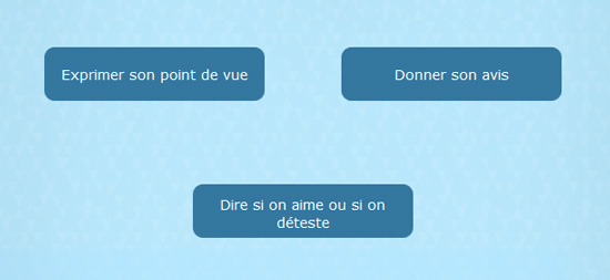 TICs en FLE: Apprendre à exprimer son opinion : quelques ressources