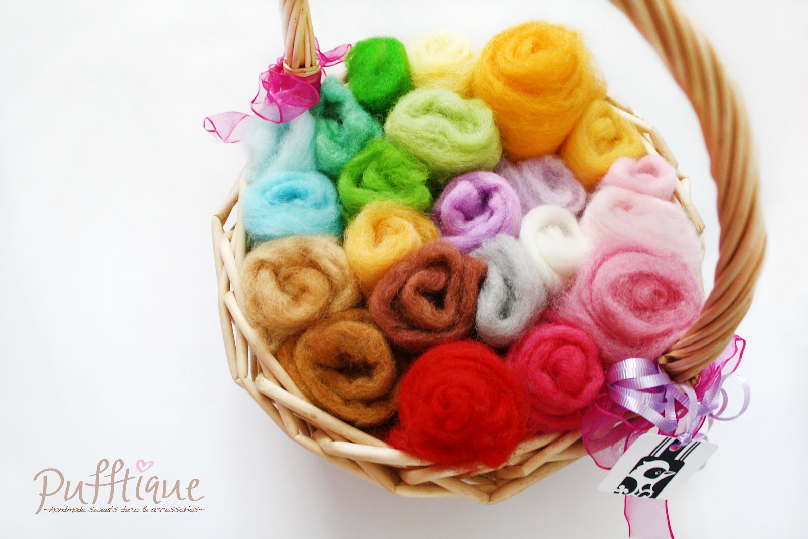 Rainbow Basket | Puffy Little Things ~ cute craft ideas for a big world