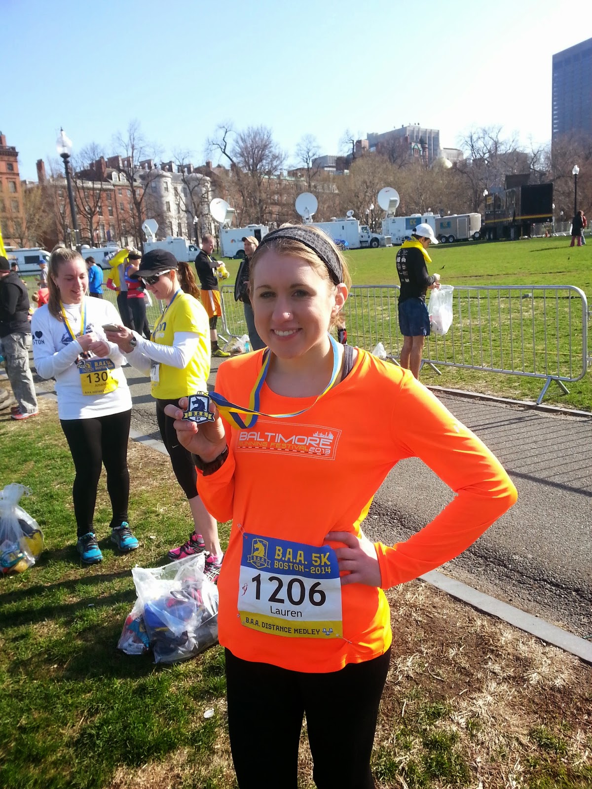 Breathe Deeply and Smile: B.A.A. 5K Race Recap and Boston Marathon Expo Fun