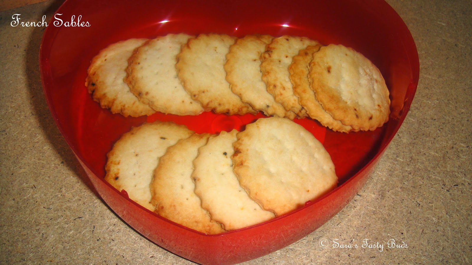 SARA'S TASTY BUDS: French Sable’( Biscuit ) / Biscuit Sable’s / Eggless ...