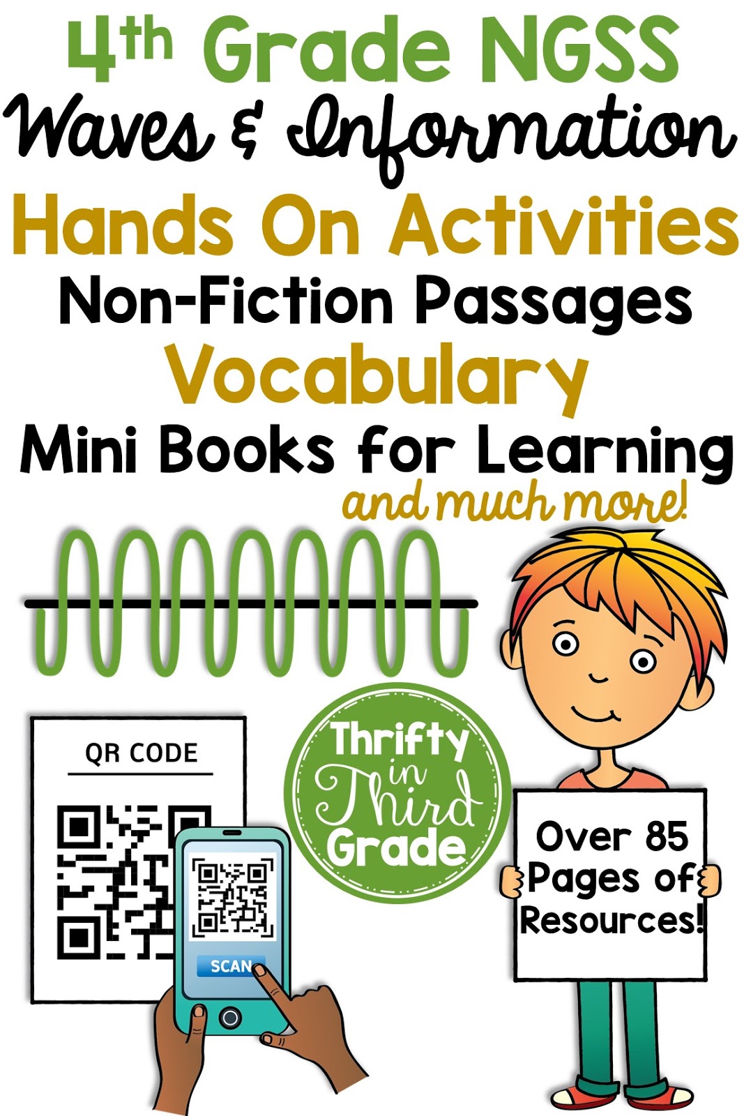 Waves and Information 4th Grade NGSS - Thrifty in Third Grade