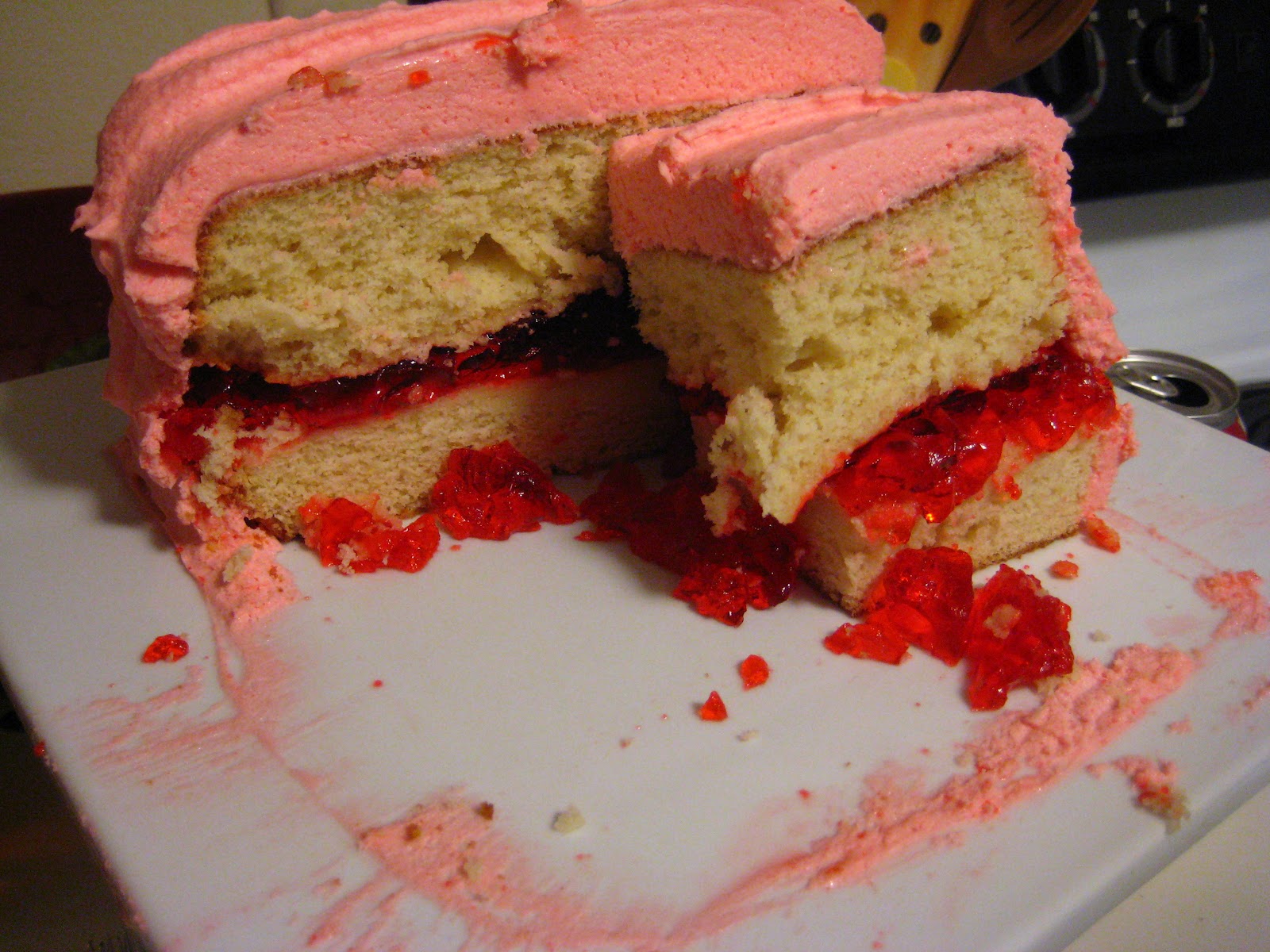 haphazard musings and creations: jello shot booze cake