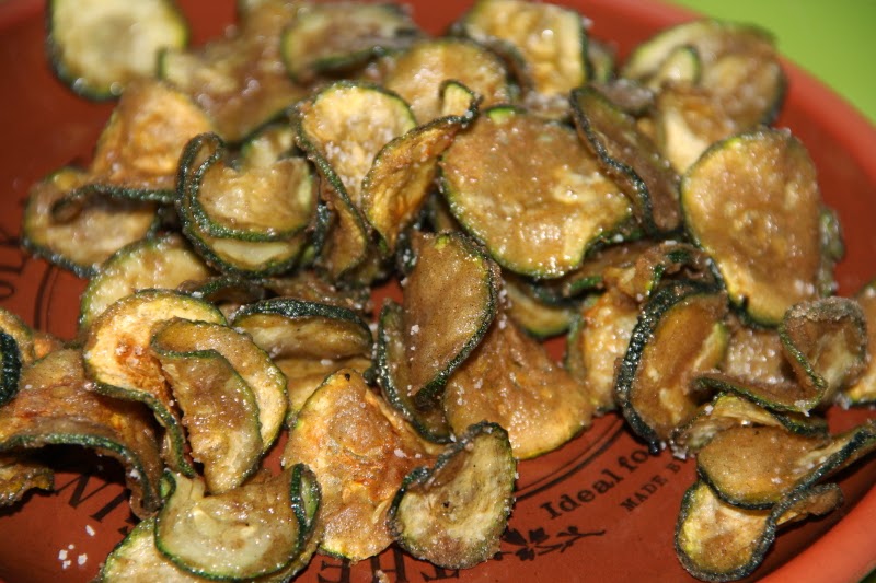 Godt og Sunt: Squash Chips fritert i ghee