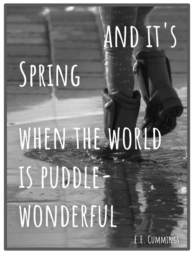 E.E. Cummings Poetry Printables for Spring