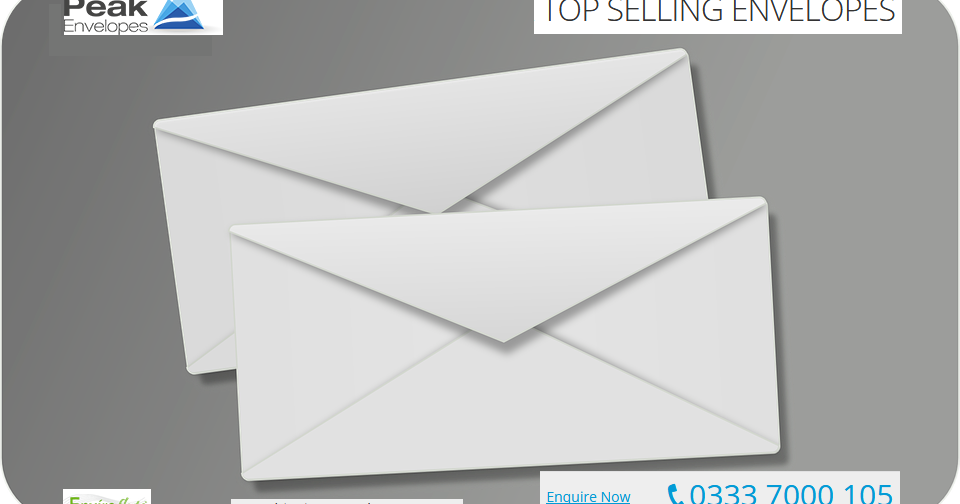Buy Envelopes Online in All Sizes & Styles on Peak Envelopes UK: Things ...
