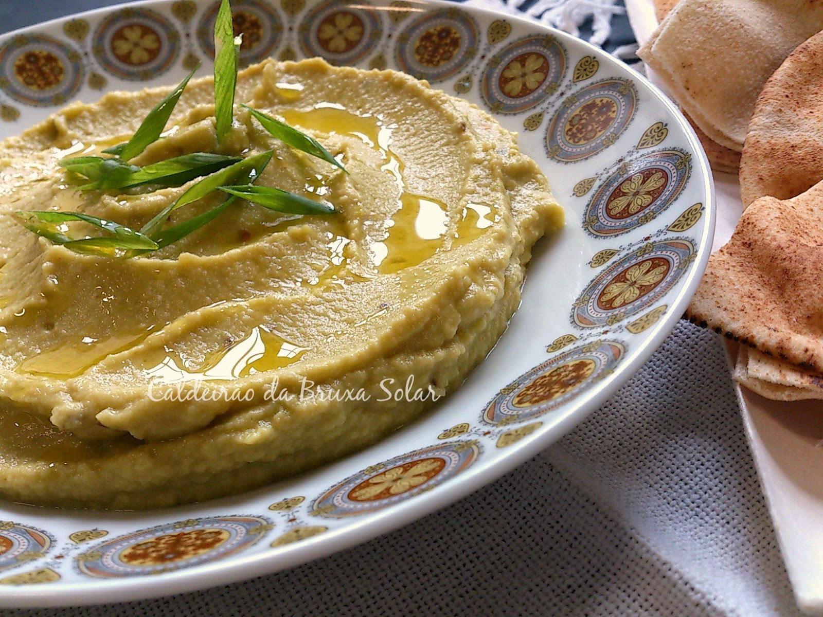 Receitas do Caldeirão : Homus de abacate