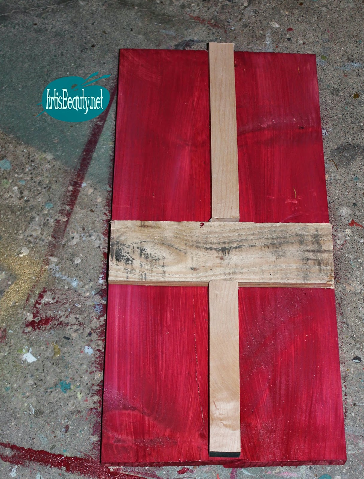 ART IS BEAUTY: Use what you have Pallet wood Santa Art.