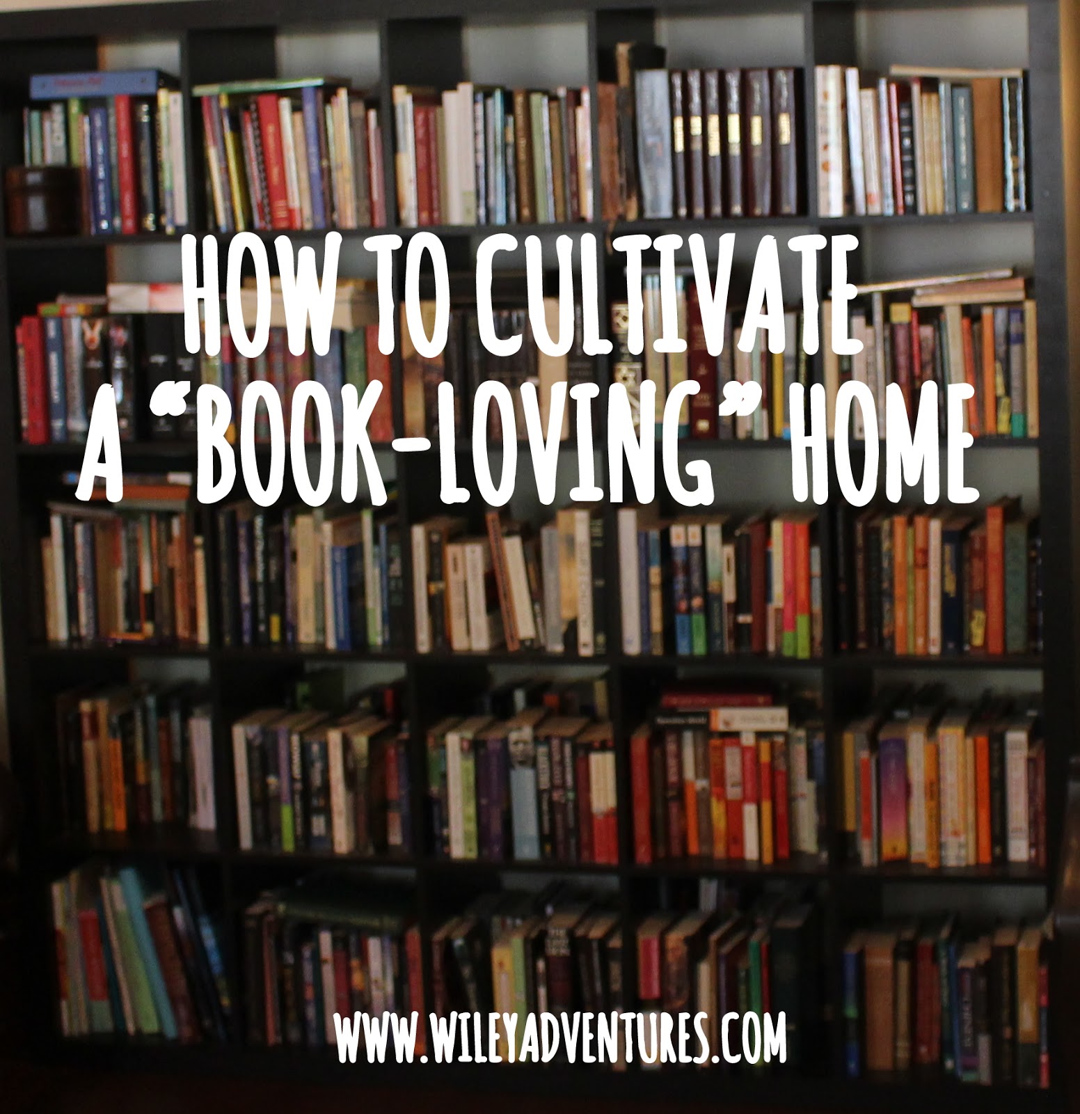 How To Cultivate a "Book-Loving" Home - Wiley Adventures
