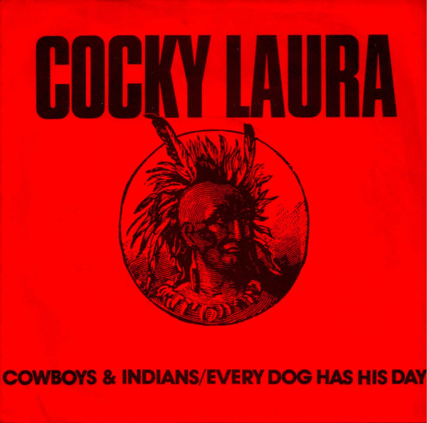 Wallaby Beat: Cocky Laura - Cowboys And Indians 7" no label 13260, 1981