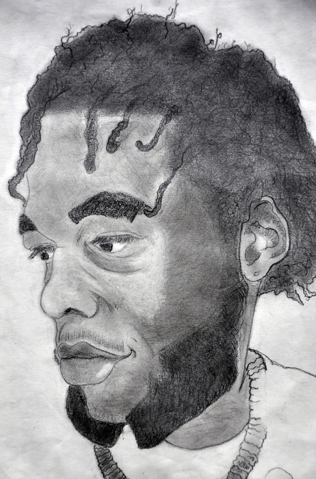 Student Art: Graphite Self Portraits