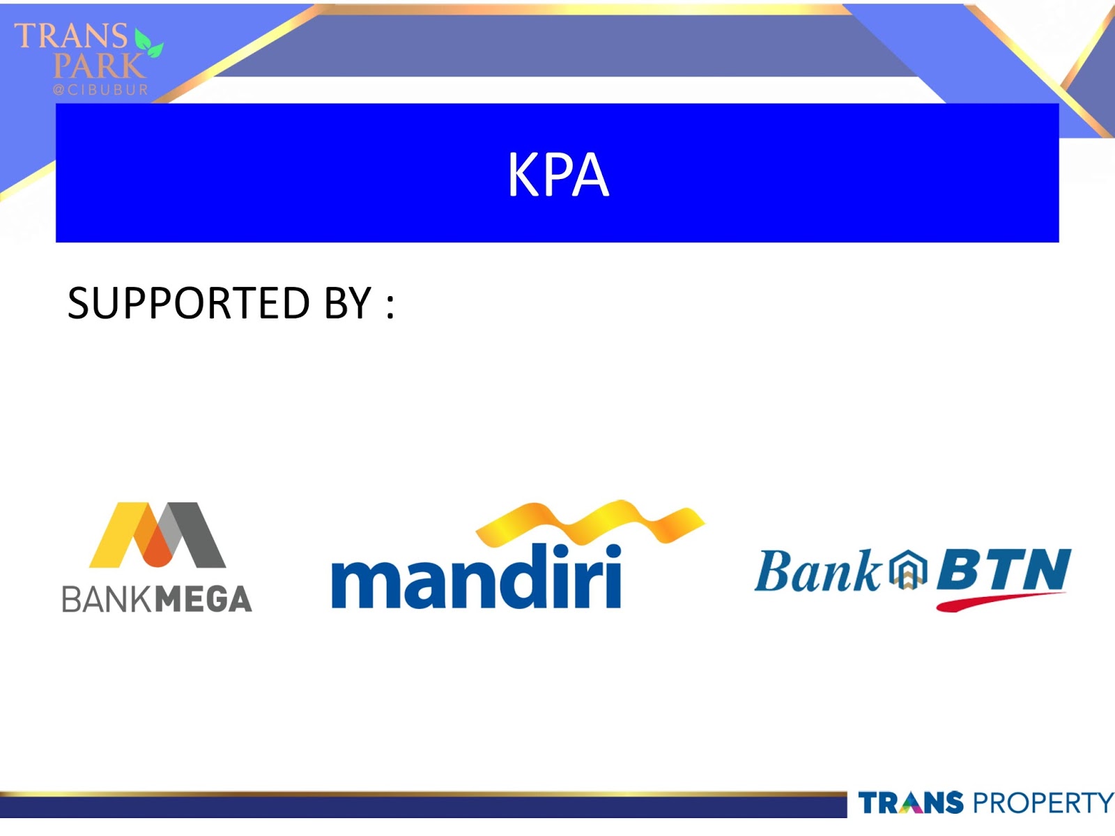 TRANSPARK SUPERBLOK DI CIBUBUR