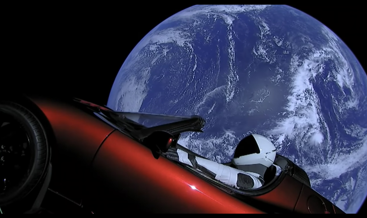 Scotty Watty Doodle All The Day: Elon Musk's Tesla In Space...Frickin ...
