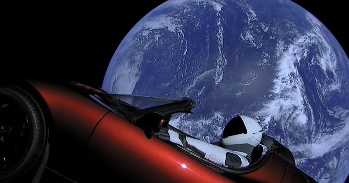 Scotty Watty Doodle All The Day: Elon Musk's Tesla In Space...Frickin ...
