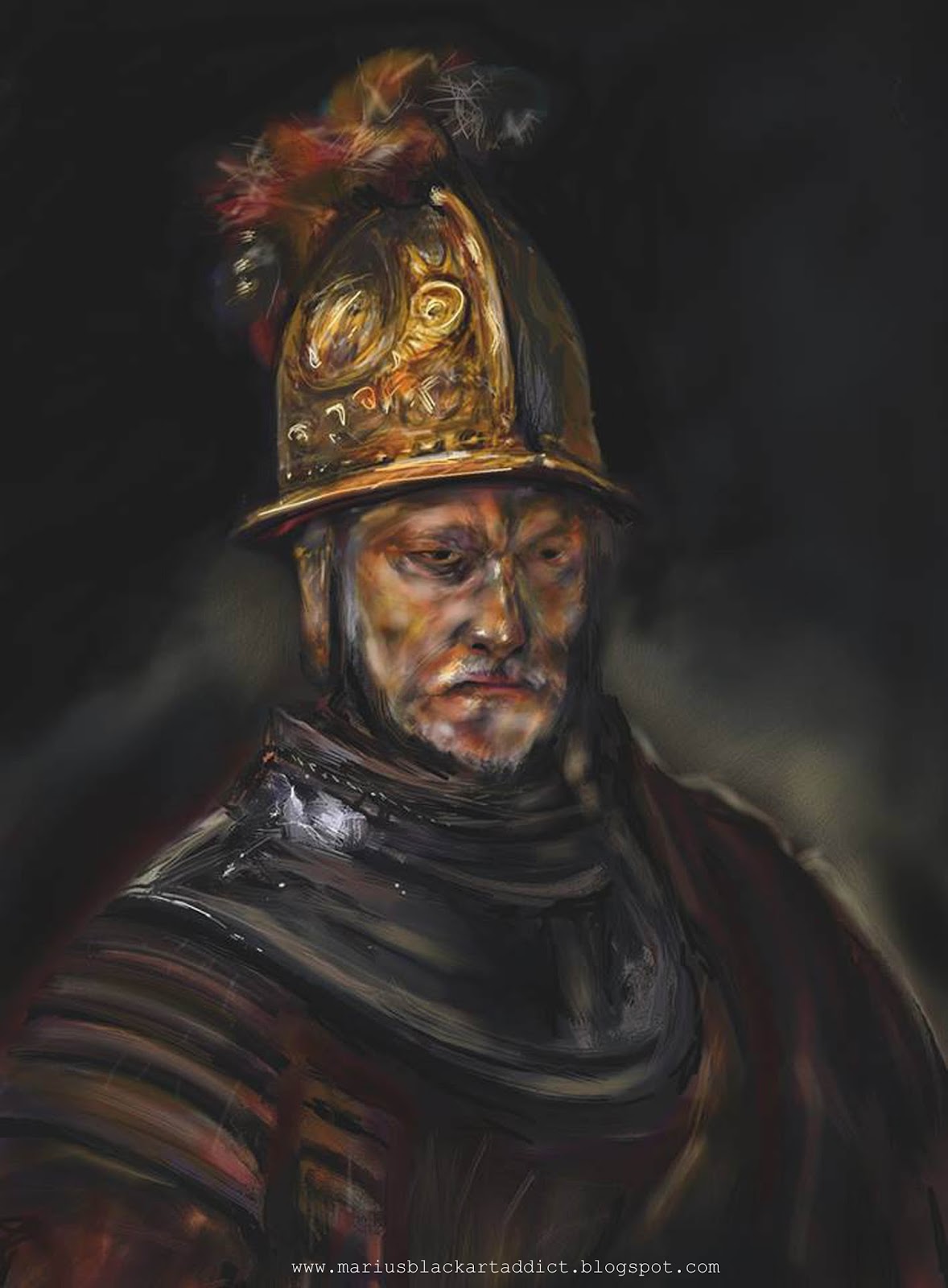 Marius Black Art Addict: Rembrandt's The Man with the Golden Helmet
