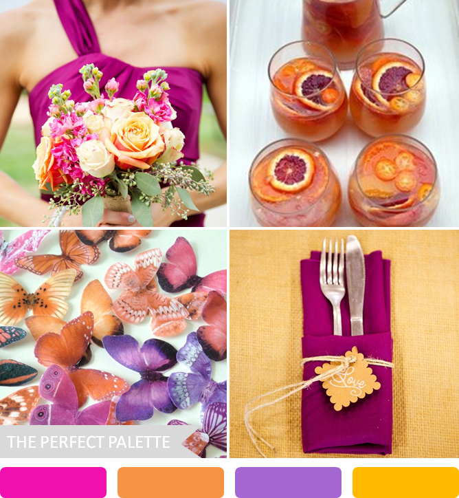 Party Palette | Sangria + Orange | The Perfect Palette