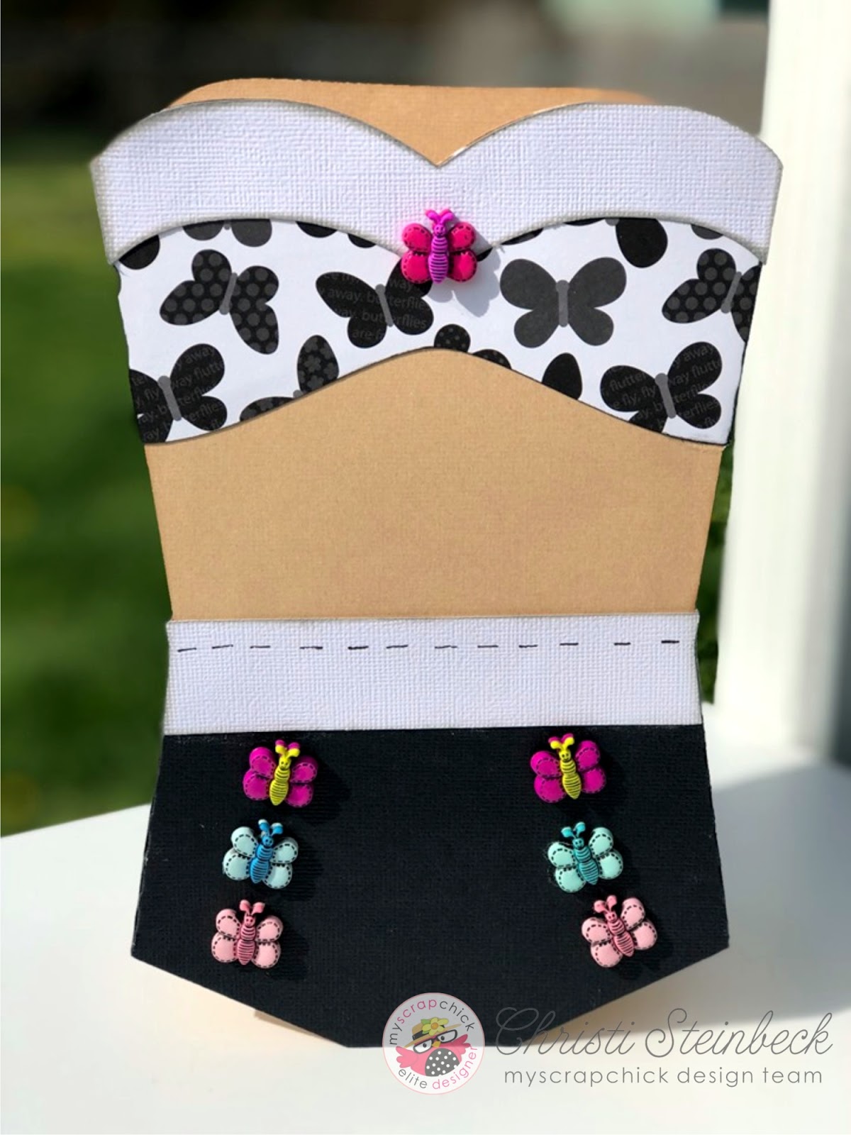 Vintage Swim Suit Gift Boxes for Summer - myscrapchick