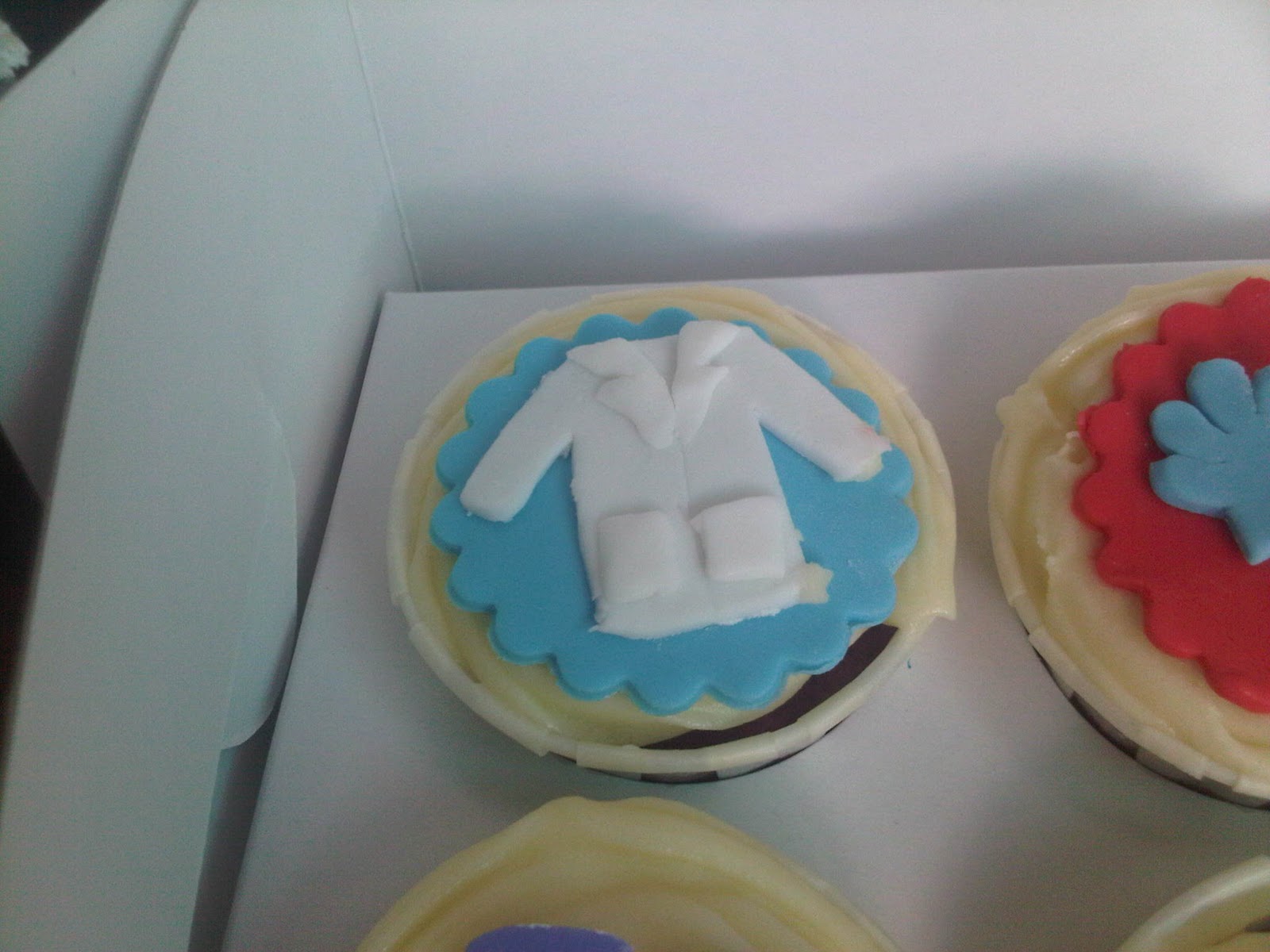 Baked By Umi: Hospital Lab Technologist Themed Cupcakes