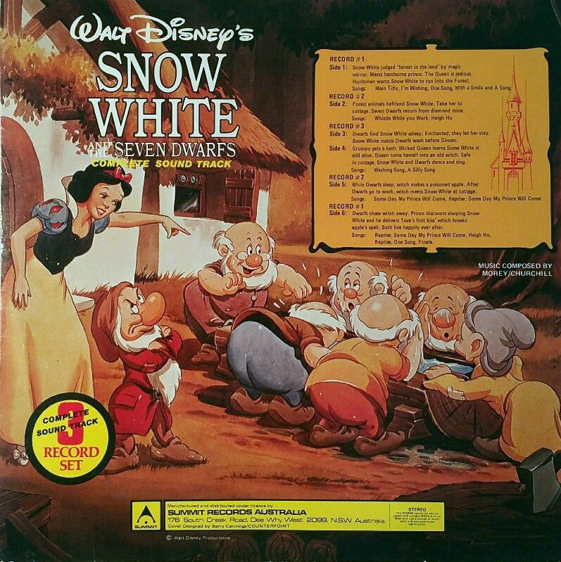 Filmic Light - Snow White Archive: 1975 "Snow White" Soundtrack Record ...