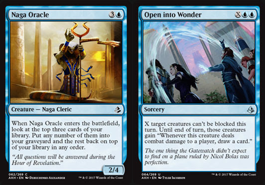 Magic the Gathering Adventures: Amonkhet Set Review: Blue