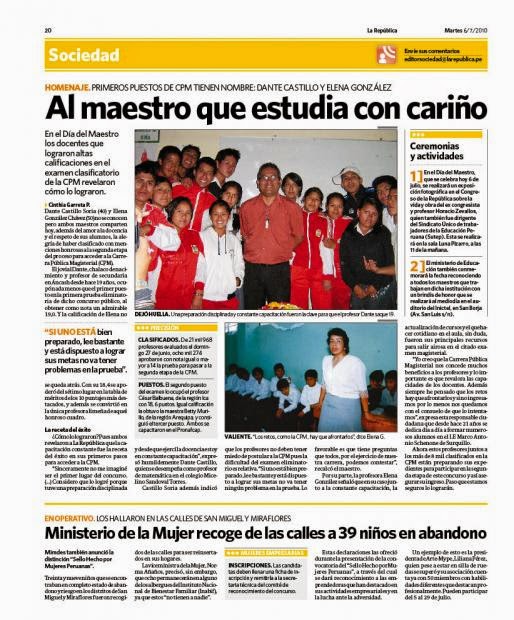 "LOS GIGANTES DE HUAYLAS": DANTE CASTILLO SORIA PRIMER PUESTO EN EXAMEN ...