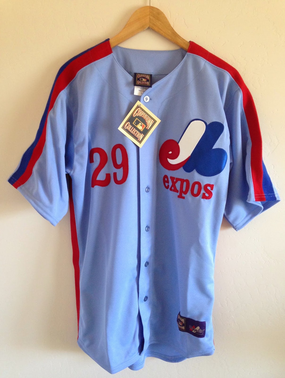 Tim Wallach: 1980's Expos Road Jersey