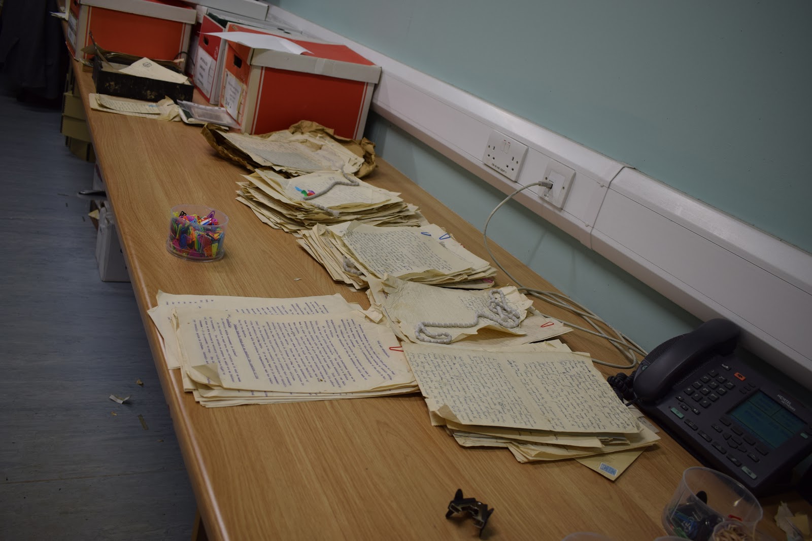 The work of an archivist