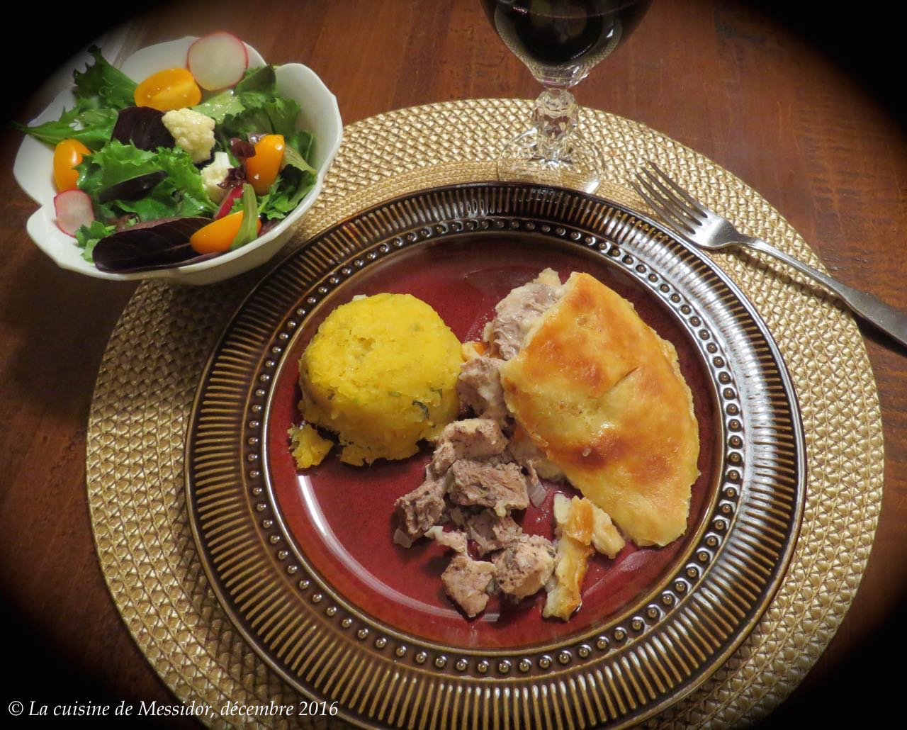 La cuisine de Messidor: Cipâte aux trois viandes pour quatre