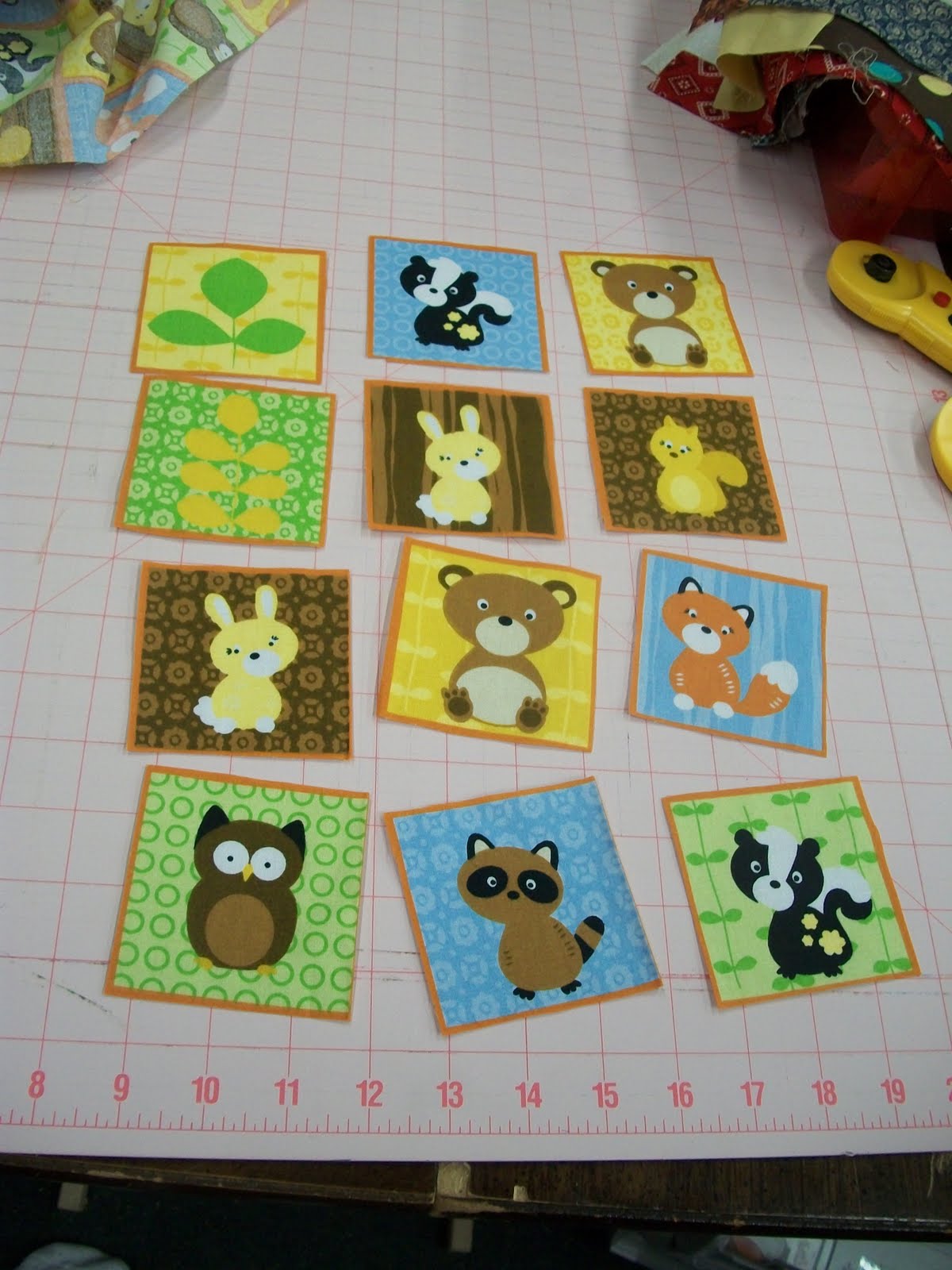 Taleia & Company: Fabric Squares Matching Game