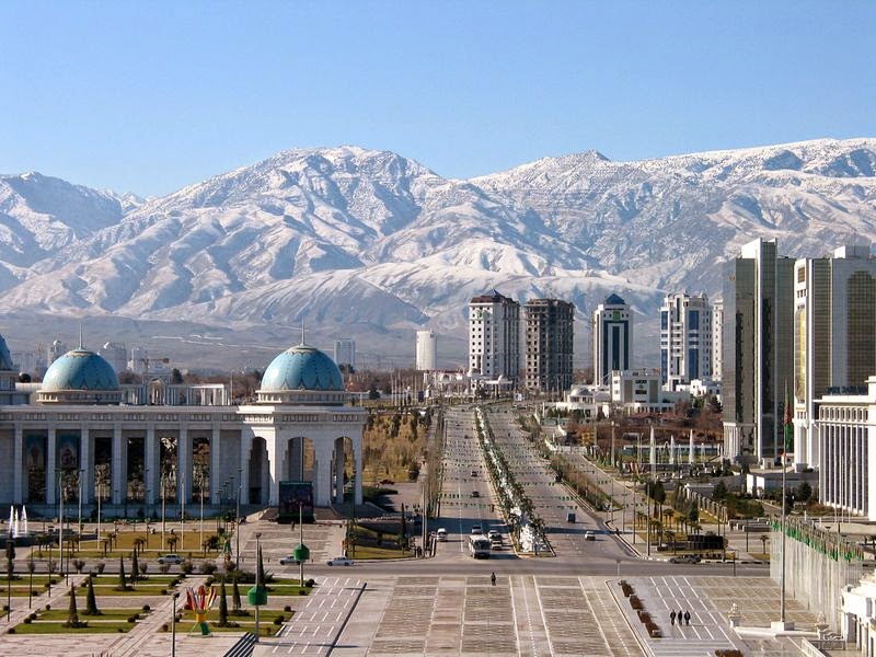 TROPICALIZER: Achgabat (Turkmenistan) vue du ciel