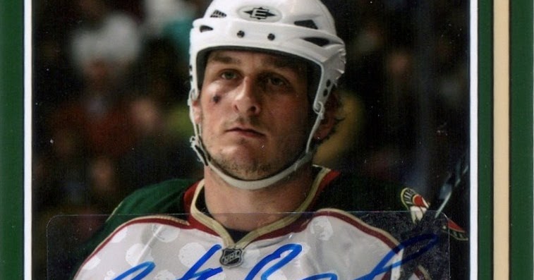 Minnesota Sports Autograph Project: DEREK BOOGAARD