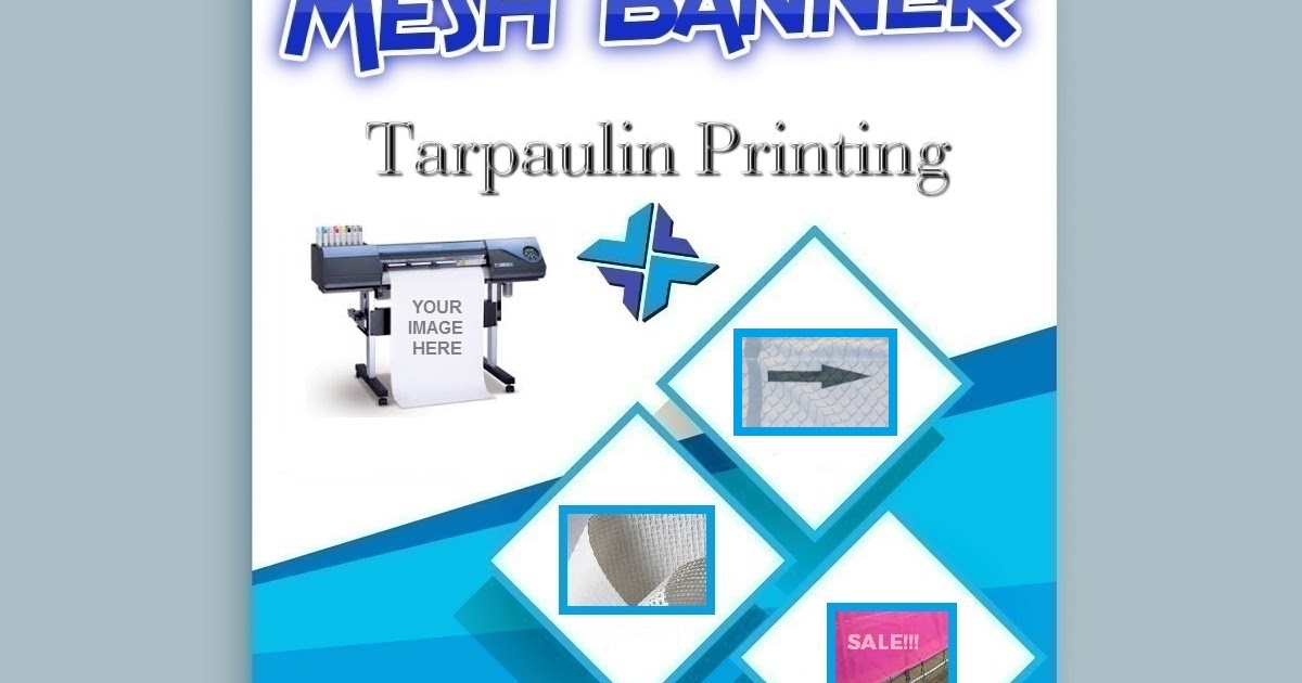 Mesh Tarpaulin Banner Printing | Printixels™ Philippines