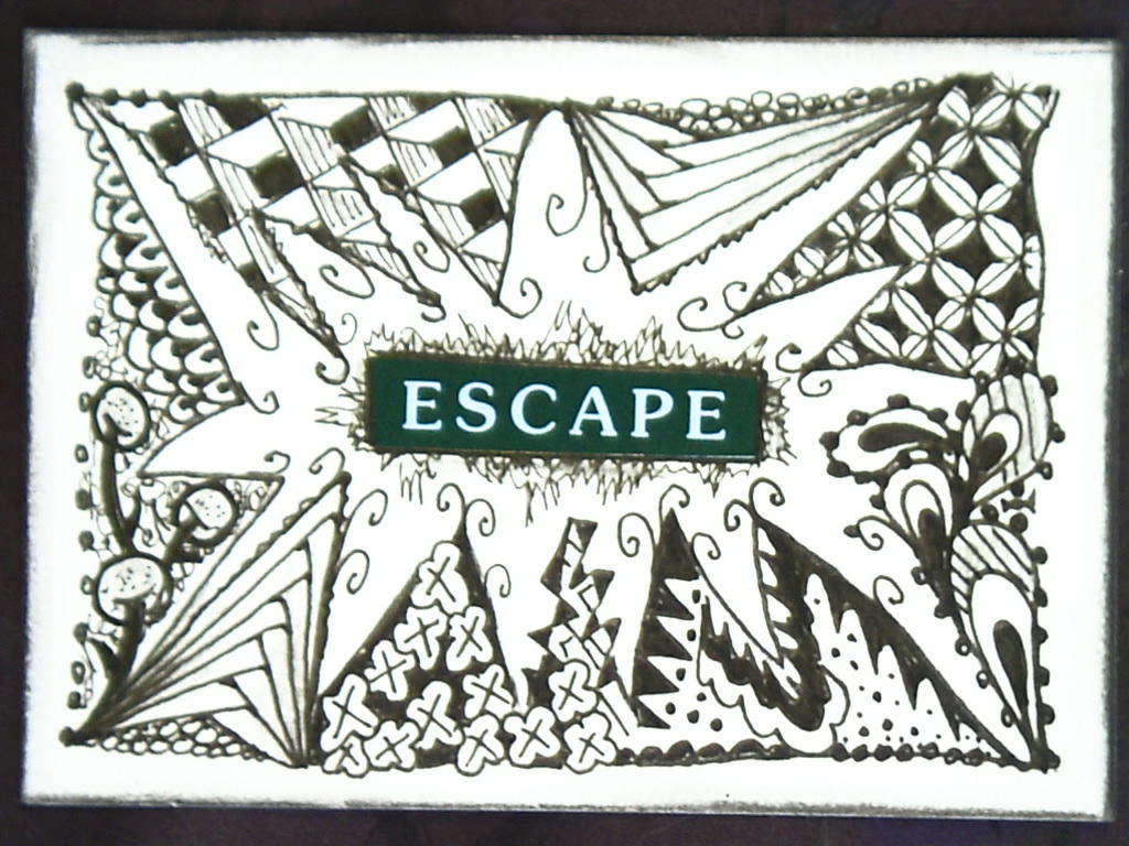 Artopotamus: Zentangle Inspired ATCs with Little Words