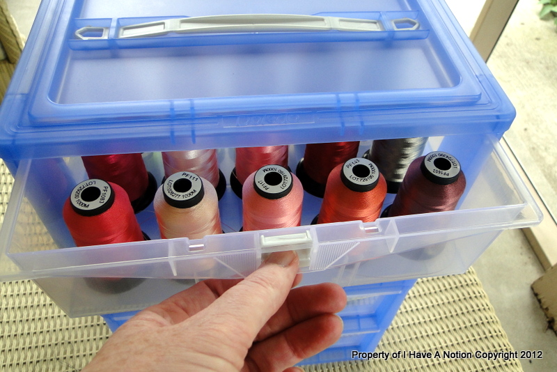 I Have A Notion: The New Floriani Thread Storage Boxes Arrived Last Night