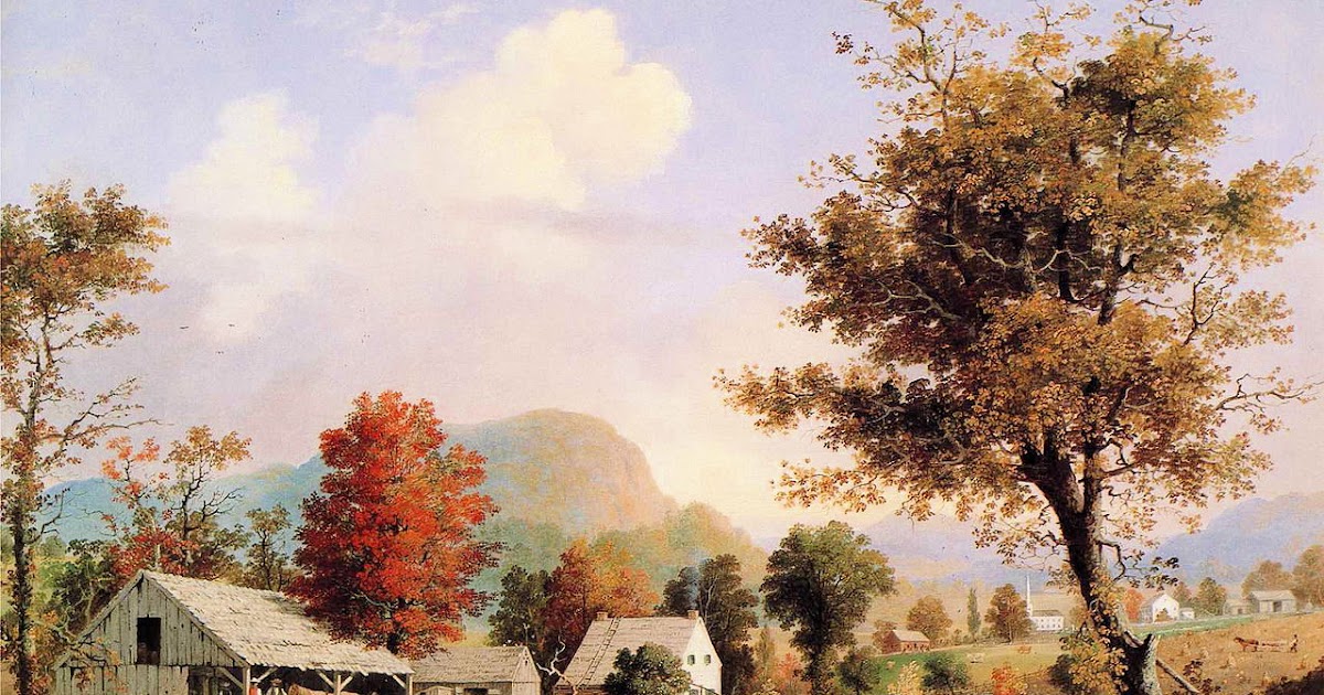 Burgundy Baron's Blog: George Henry Durrie painting