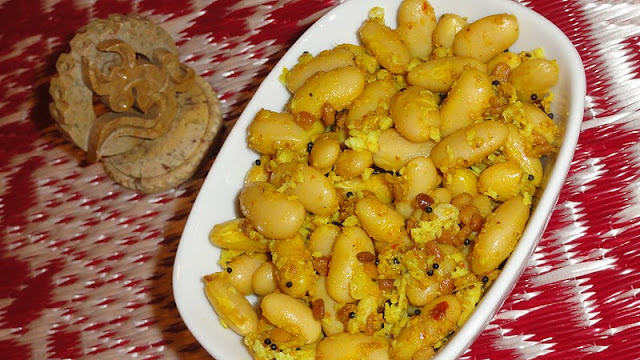 A Peek into My Kitchen: Cannellini/ White Kidney Beans Sundal ...