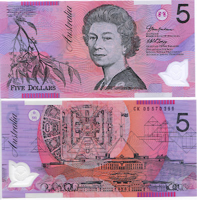 Randhawa's Bank Notes And Collectibles: Australia $5