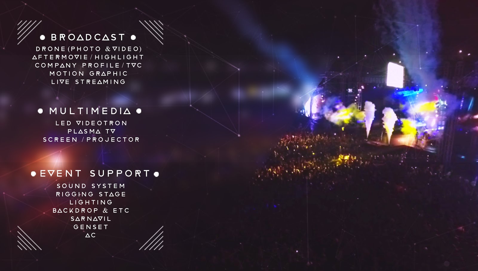 videotron | sound | panggung | stage | lighting | backdrop ...