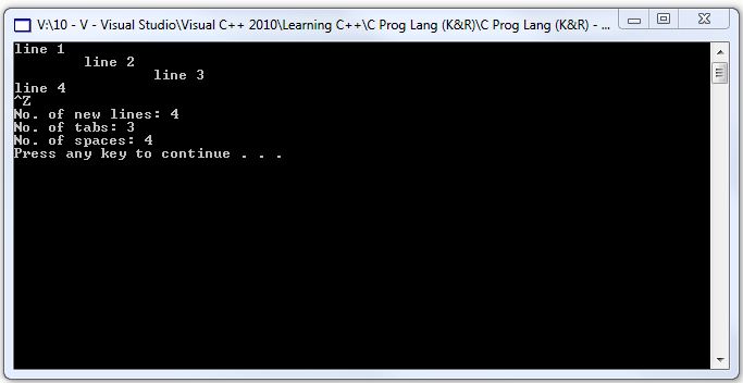 Lessons In Coding: The C Programming Language (K&R) 01x08—Line Counting ...