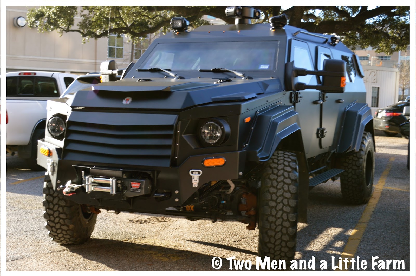 Two Men and a Little Farm: TERRADYNE ARMORED VEHICLE